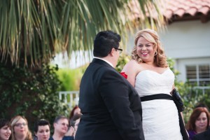 {Real Plus Size Wedding} Red and Black New Year's Wedding | Summer Shea ...