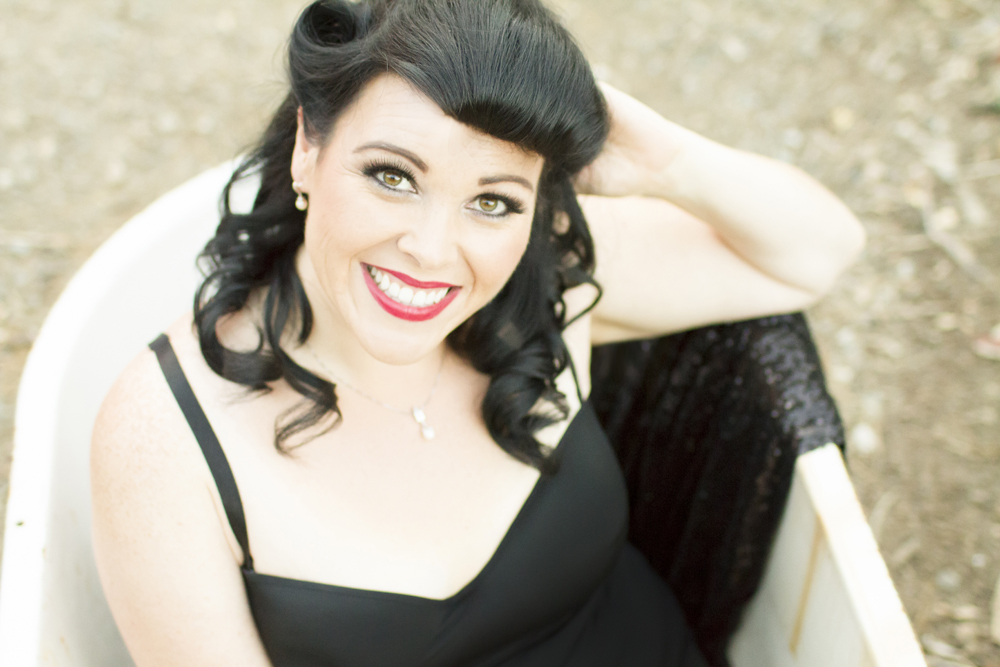 Liz Vintage Inspired Bay Area Boudoir 47 - The Pretty Pear Bride - Plus ...